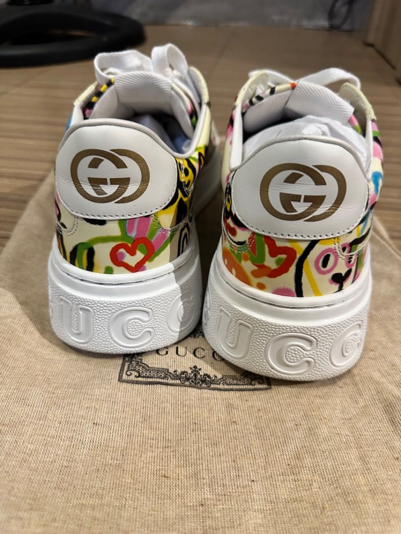GUCCI Graffiti Shoes, Luxury, Sneakers & Footwear on Carousell