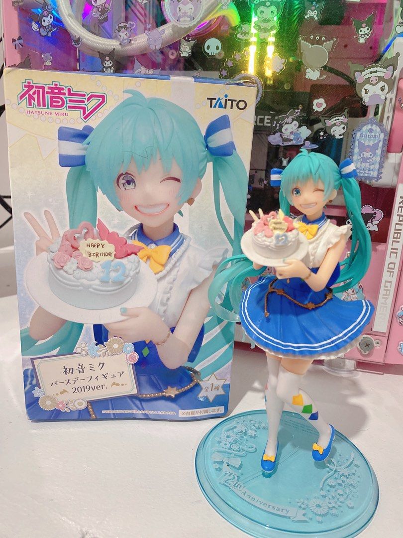 Hatsune Miku Birthday Cake Prize Figure (Taito), Hobbies & Toys, Toys ...