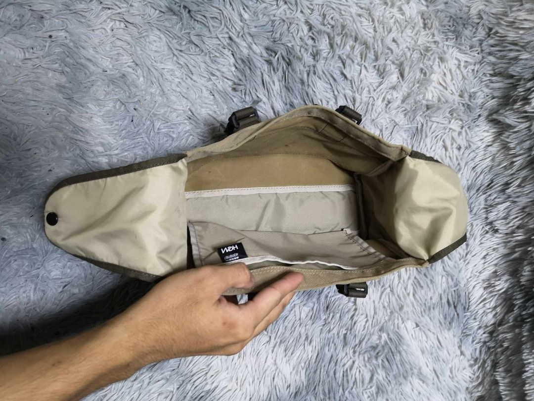 Hem Brown Canvas Tote Bag, Women's Fashion, Bags & Wallets, Tote Bags ...