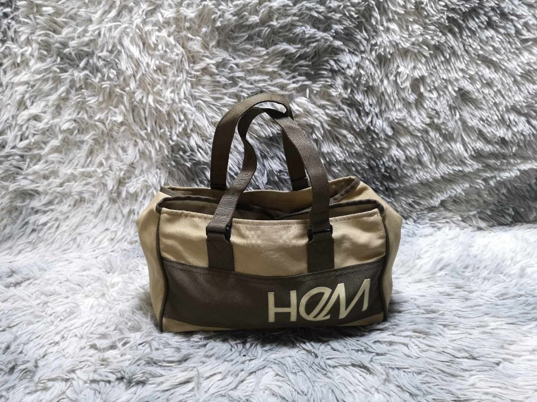 Hem Brown Canvas Tote Bag, Women's Fashion, Bags & Wallets, Tote Bags ...