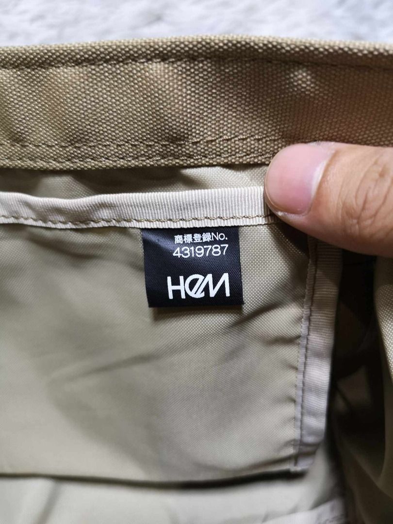 Hem Brown Canvas Tote Bag, Women's Fashion, Bags & Wallets, Tote Bags ...