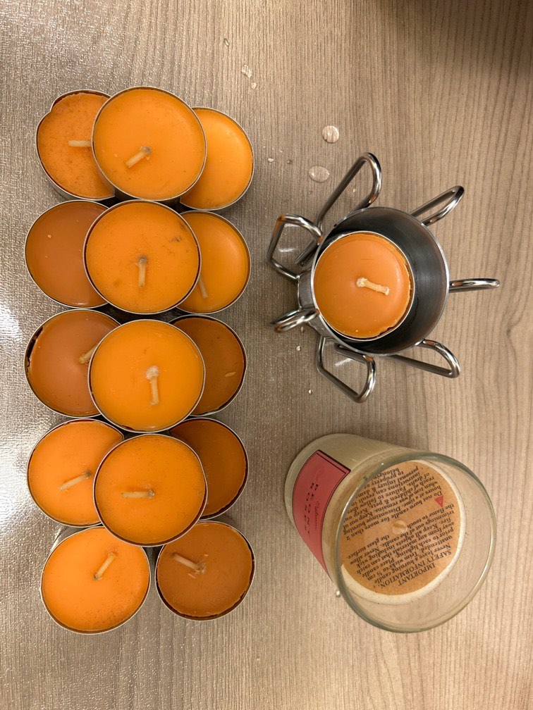Ikea candles and rack, 傢俬＆家居, 家居香薰 - Carousell