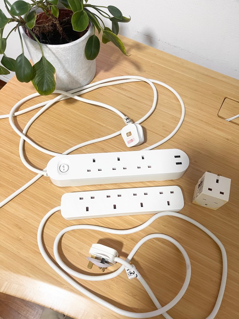IKEA plug extension sockets x3, TV & Home Appliances, Electrical ...