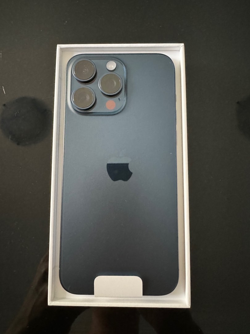 iPhone 15 Pro Max Blue Titanium 256GB, Mobile Phones & Gadgets, Mobile ...