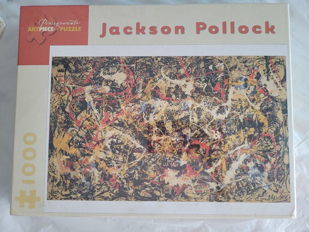 Jackson Pollock Signature Artwork 1000 pieces JigSaw, Hobbies & Toys, Stationery & Craft ...