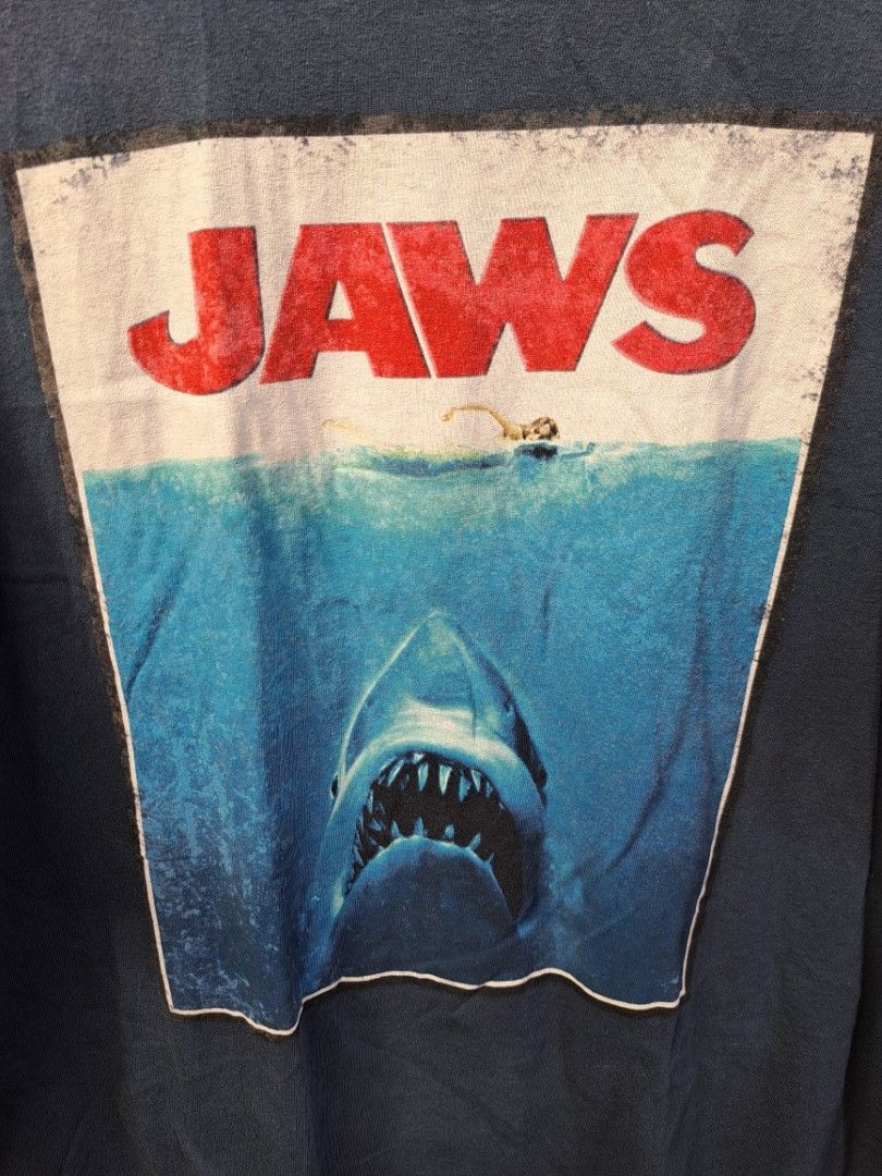 JAWS MOVIE TEE, Men's Fashion, Tops & Sets, Tshirts & Polo Shirts on ...