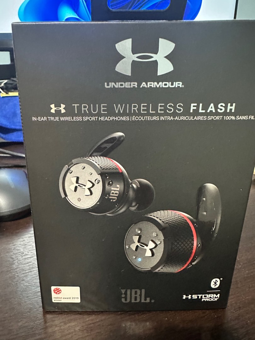 JBL Under Armour True Wireless Flash Ear buds, Audio, Earphones on ...
