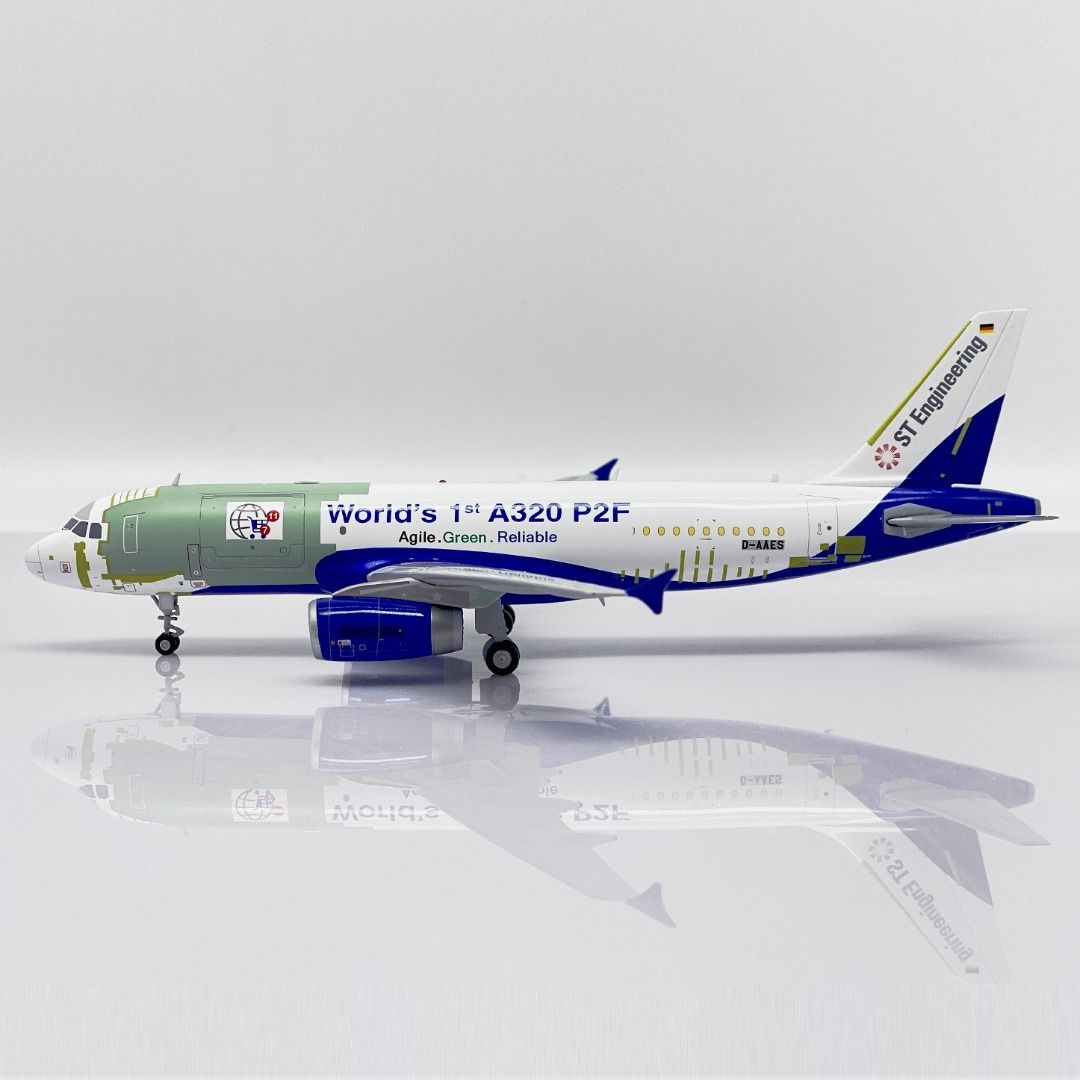 JC WINGS ST ENGINEERING SINGAPORE AIRBUS A320(P2F) D-AAES 1:400 DIECAST ...