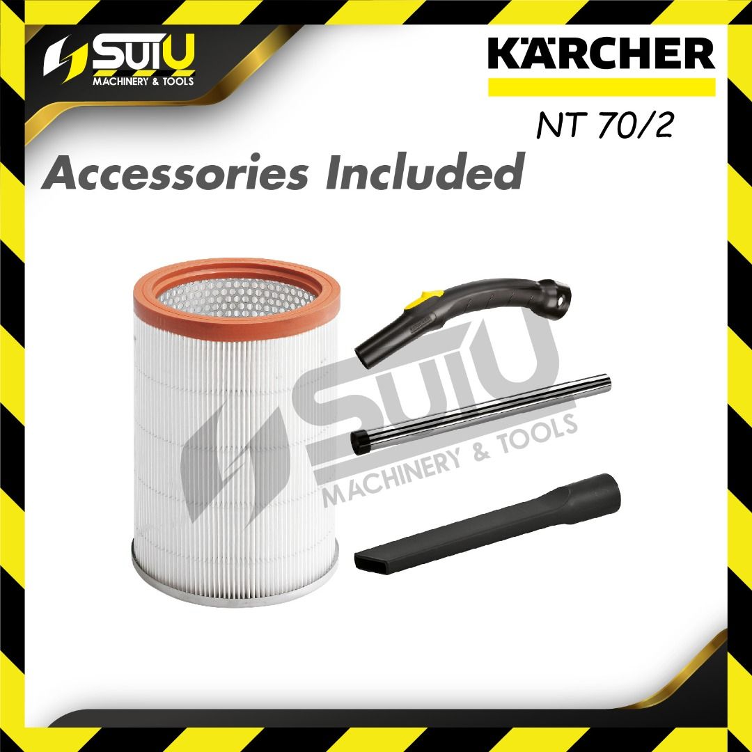 KARCHER NT 70/2 / NT70/2 ME CLASSIC 70L Wet & Dry Vacuum Cleaner / Vakum / Penyedut Habuk 2300W ...