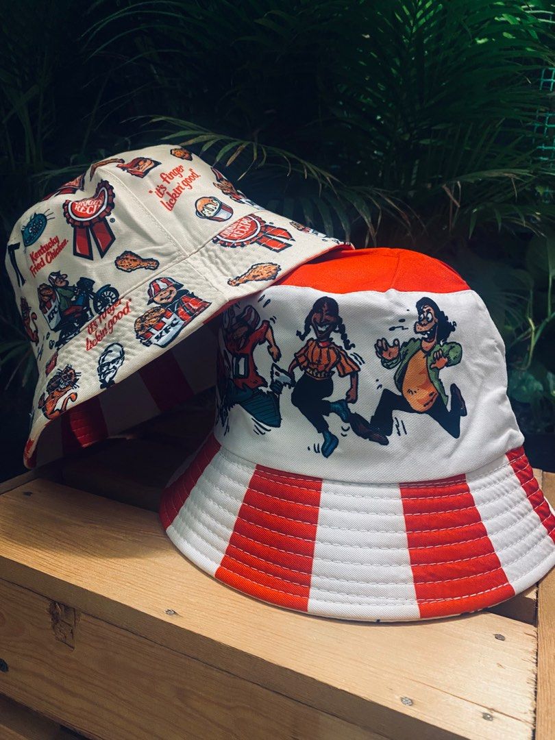 KFC BUCKET HAT, Men's Fashion, Watches & Accessories, Cap & Hats on ...
