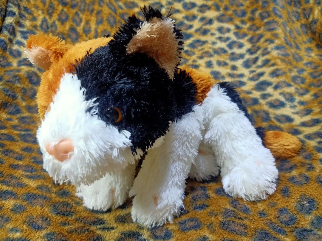 KID CONNECTION REALISTIC TRI-COLOR CAT PLUSH TOY, Hobbies & Toys, Toys ...