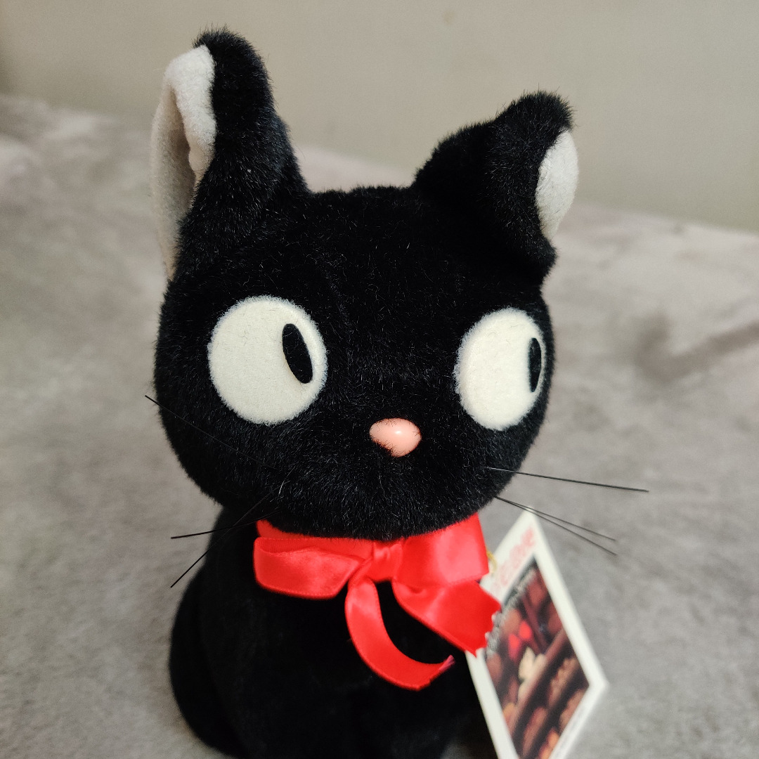 Kiki's Delivery Service - 8" Jiji Sitting Plush (Authentic Tokuma ...