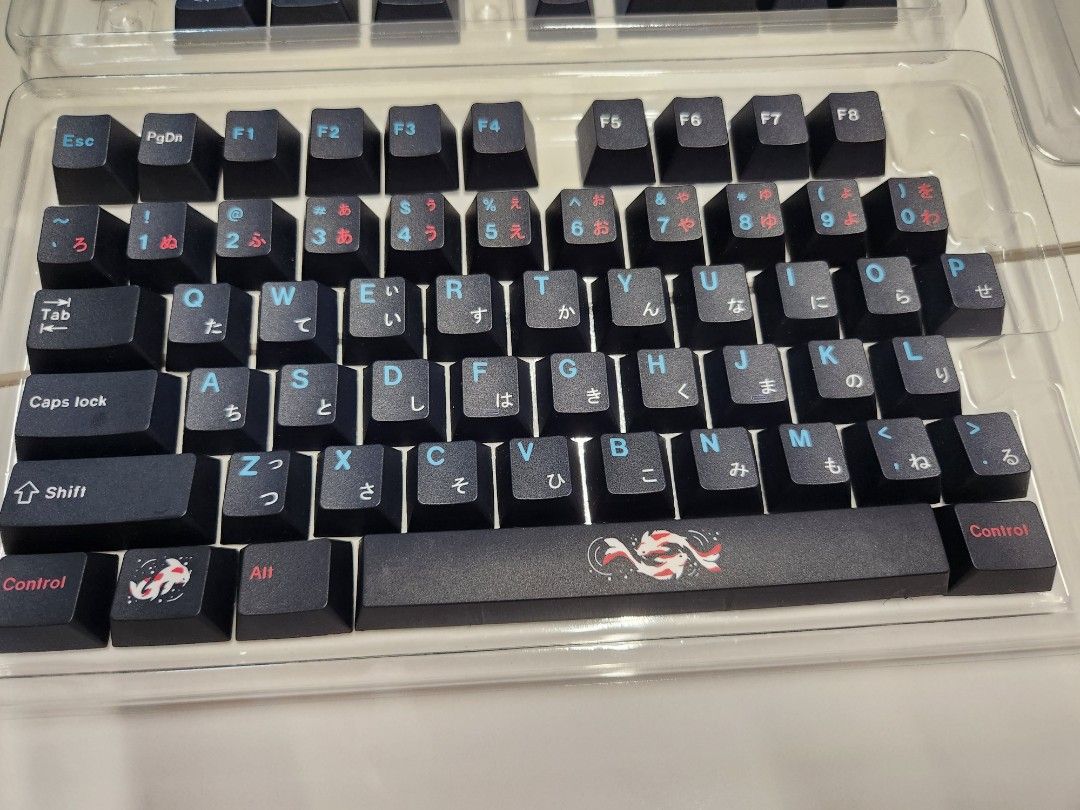 Koi keycaps with silicon filled space bar, Computers & Tech, Parts ...