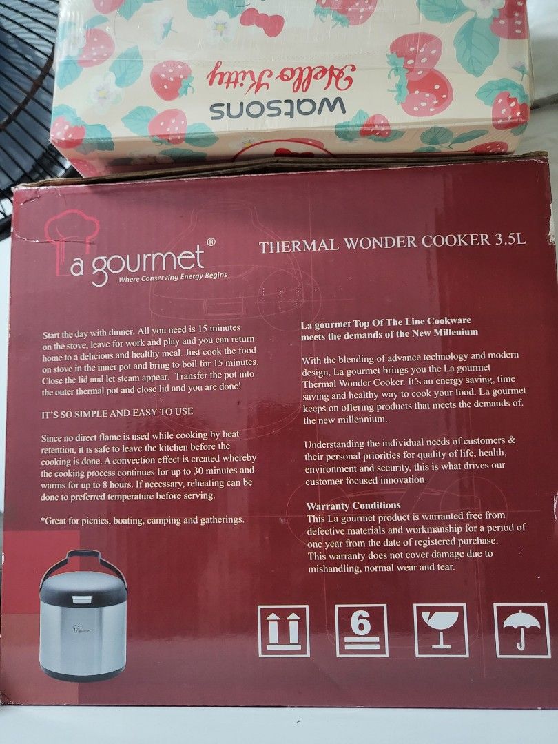 La gourmet thermal wonder cooker, Furniture & Home Living, Kitchenware ...