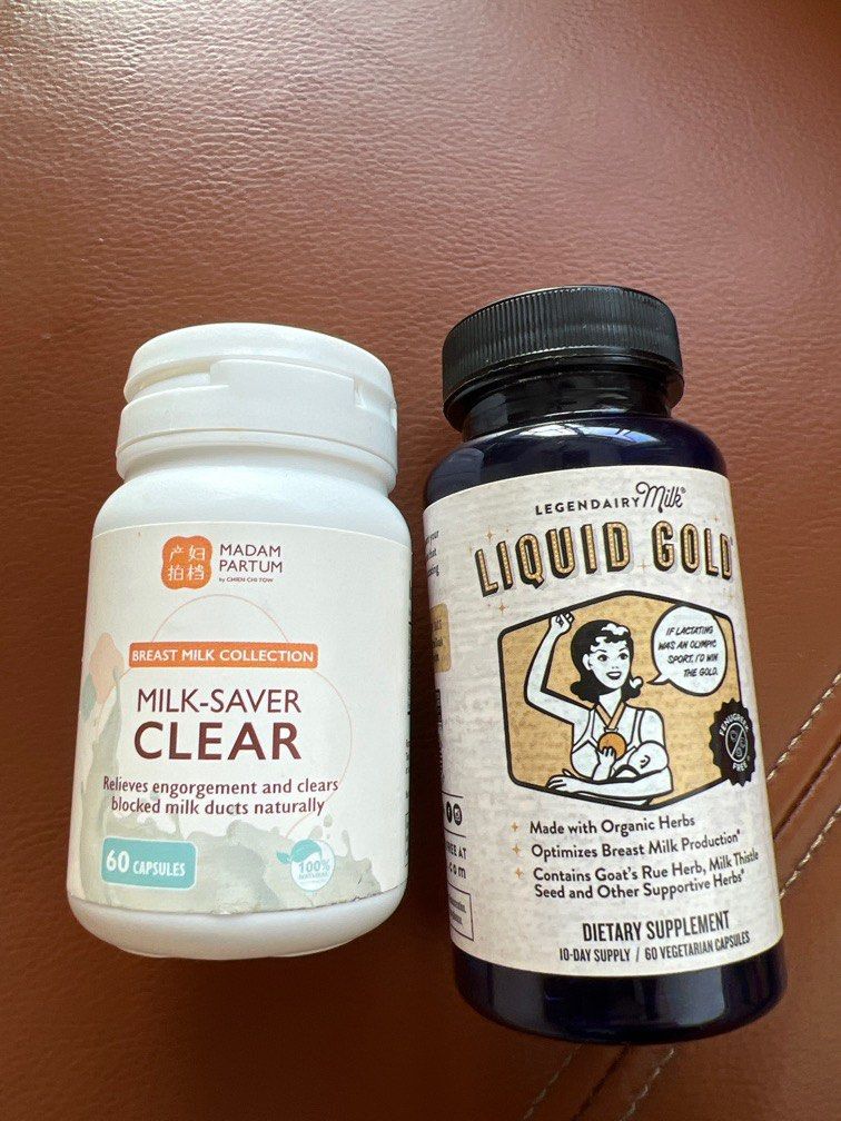 Legendairy Milk Liquid Gold + Madam Partum Milk Saver Clear, Health ...
