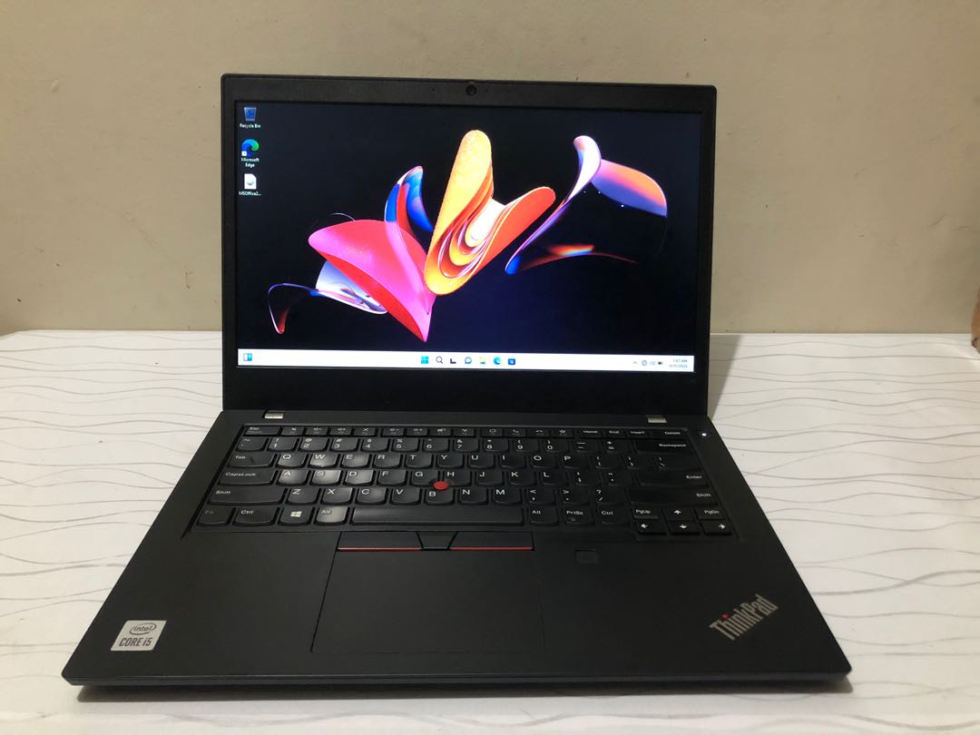 LENOVO THINKPAD 8 GB RAM 256 SSD Storage i5 10th Generation, Computers ...