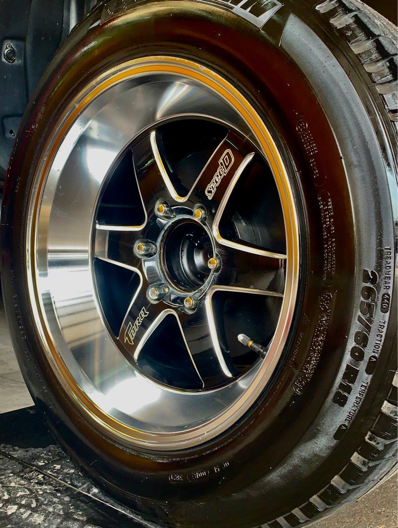 Lenso rim 4x4 18inch 10.5jj toyota hilux, triton, frontier, ford ranger ...