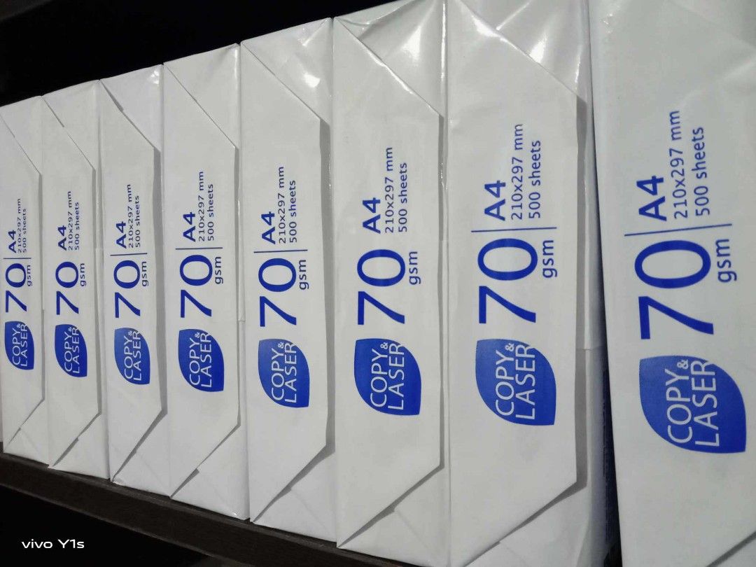 Letter Short size Bond paper A4 70 gsm, Hobbies & Toys, Stationary ...