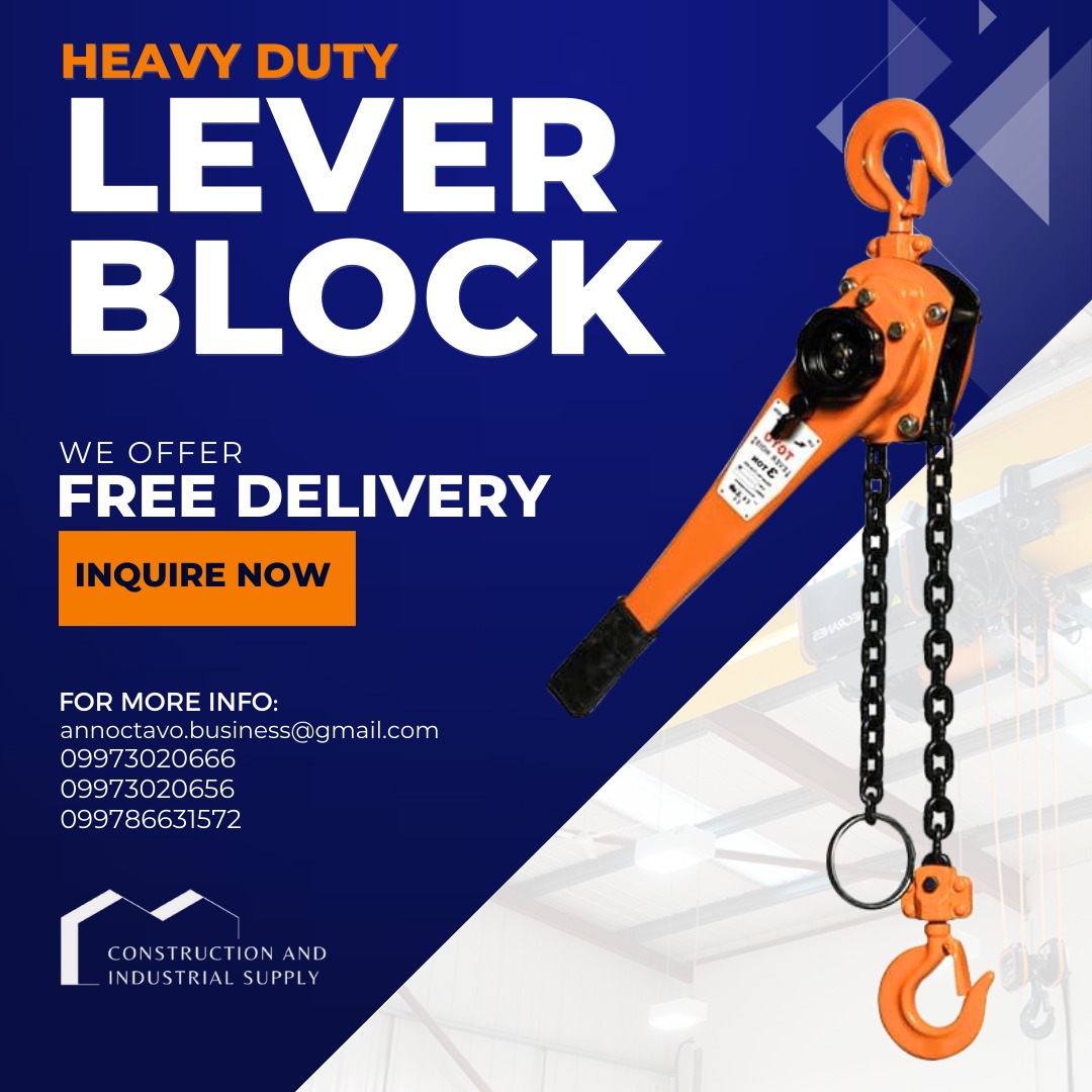 Lever Block | Construction Tools | Load Handling | Hoist and Winch ...