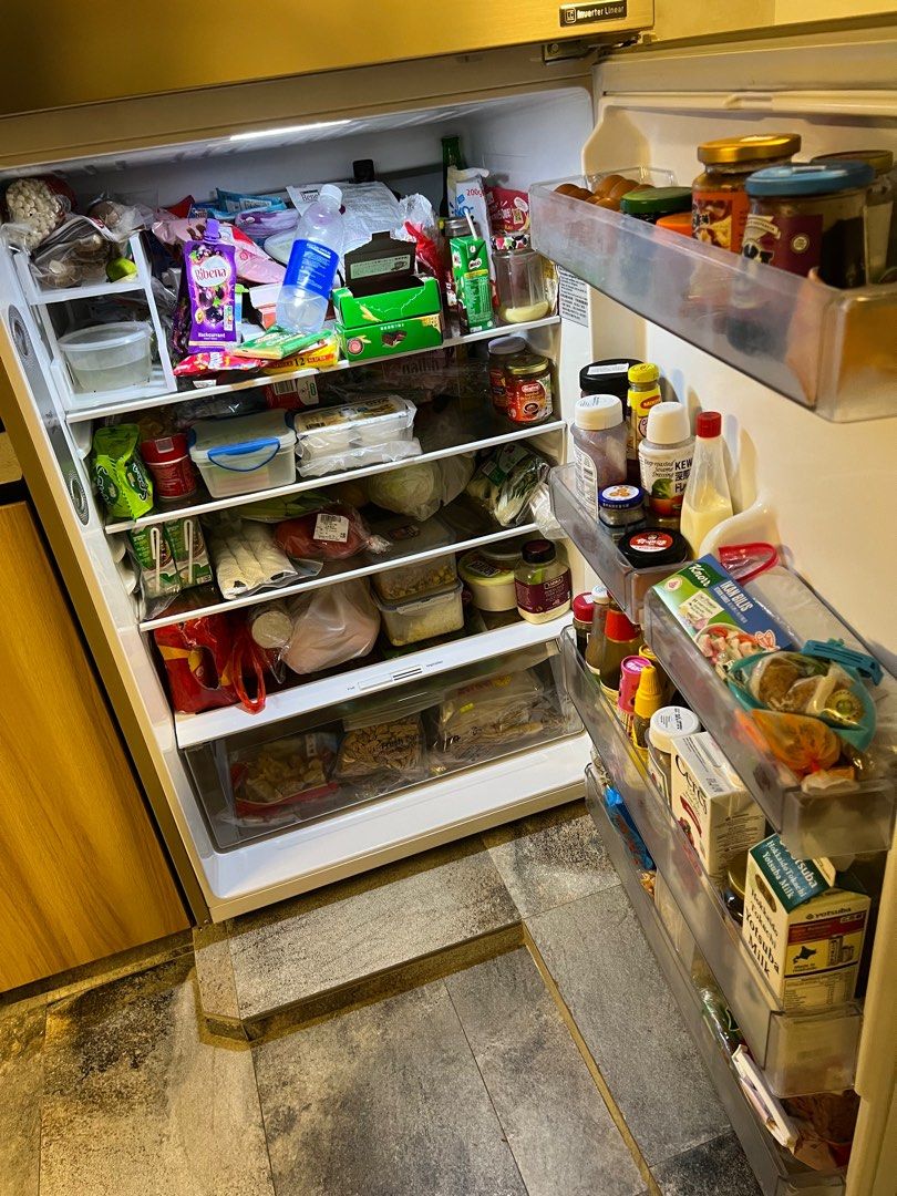 LG 2 door refrigerator champagne, TV & Home Appliances, Kitchen ...