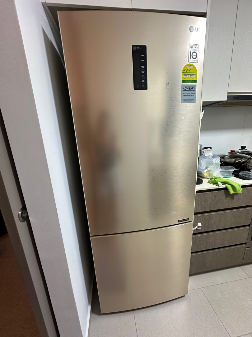 LG fridge Gold, TV & Home Appliances, Kitchen Appliances, Refrigerators ...