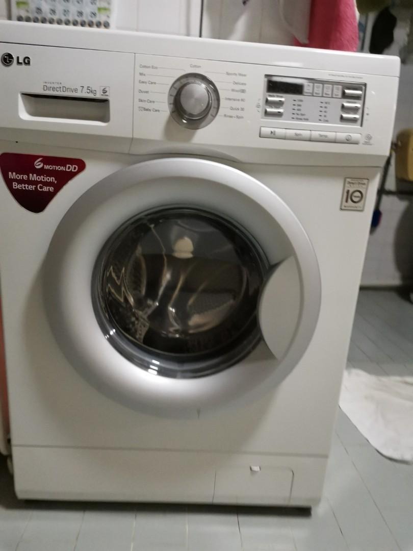 LG Washer-FRT-3 Ticks-7.5k. , TV & Home Appliances, Washing Machines ...