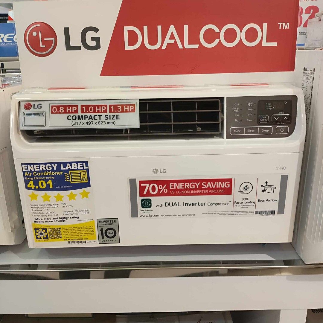 Lg Window Type Dual Inverter Air-conditioner, TV & Home Appliances, Air ...