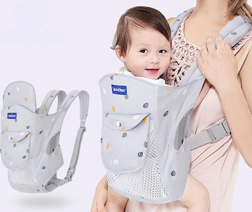 Lightweight Baby Carrier Front And Back Infant Sling Wrap Backpack ...