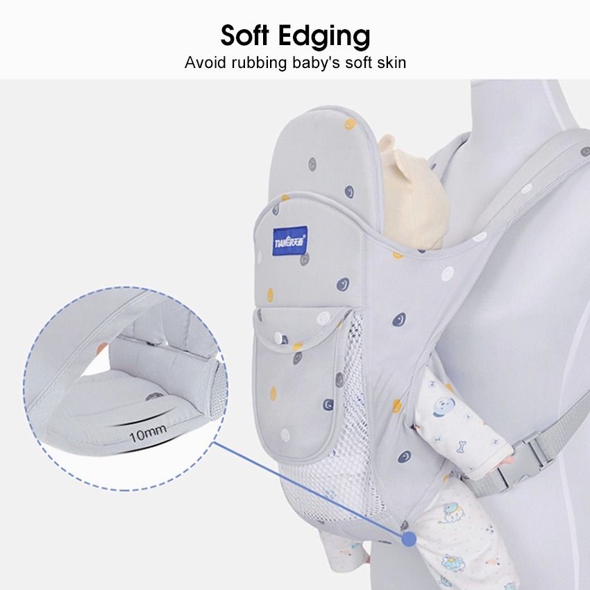 Lightweight Baby Carrier Front And Back Infant Sling Wrap Backpack ...