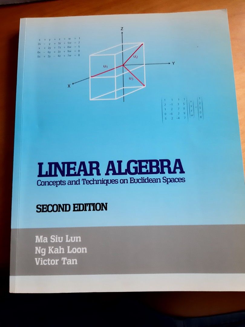 Linear Algebra, Hobbies & Toys, Books & Magazines, Textbooks on Carousell