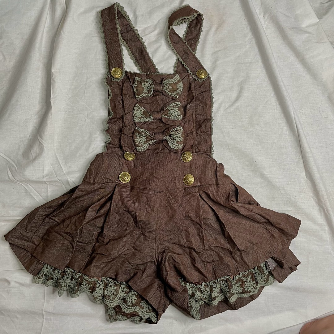 Liz lisa jumper shorts, Women's Fashion, Dresses & Sets, Rompers on ...