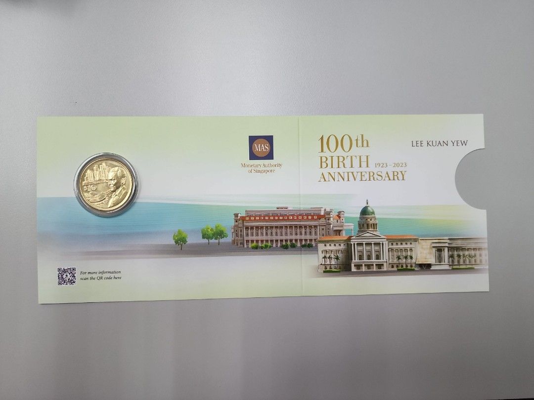 LKY 100th Birth Anniversary Commemorate Coin, Hobbies & Toys ...