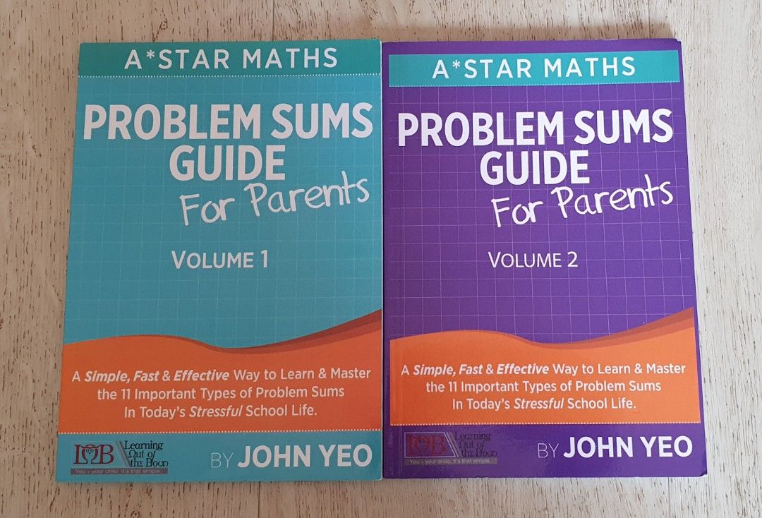LOB A* Star Maths Problem Sums Guide for Parents Volume 1 and 2 ...