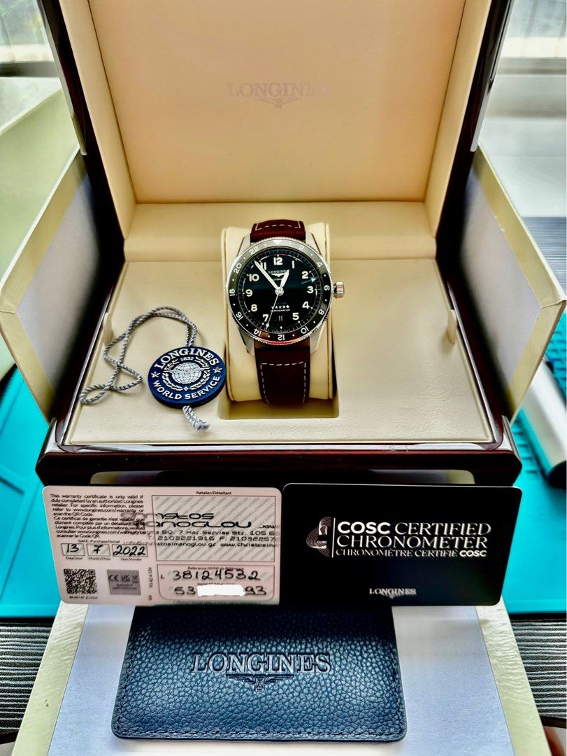Longines Spirit Zulu Time 42mm, Luxury, Watches on Carousell