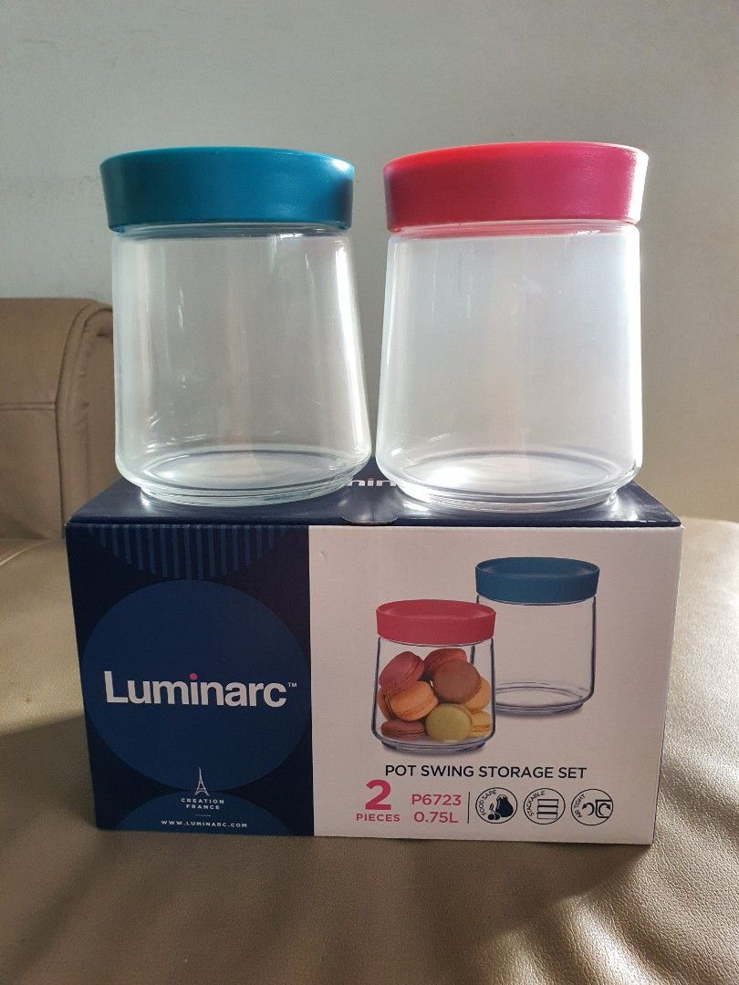 Luminarc 2 Pot Swing Storage Set, Everything Else on Carousell