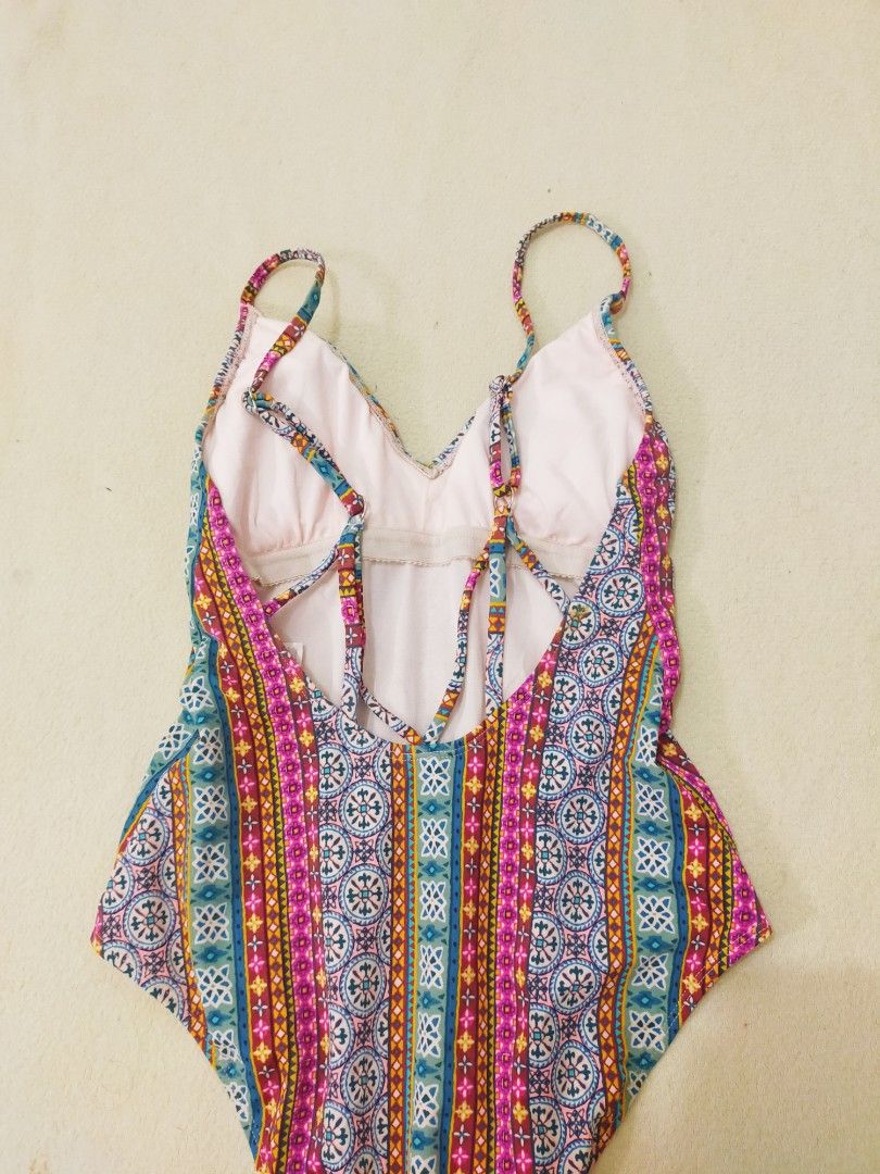 (M) XHILARATION AZTEC ONE PIECE SWIMSUIT, Women's Fashion, Swimwear ...