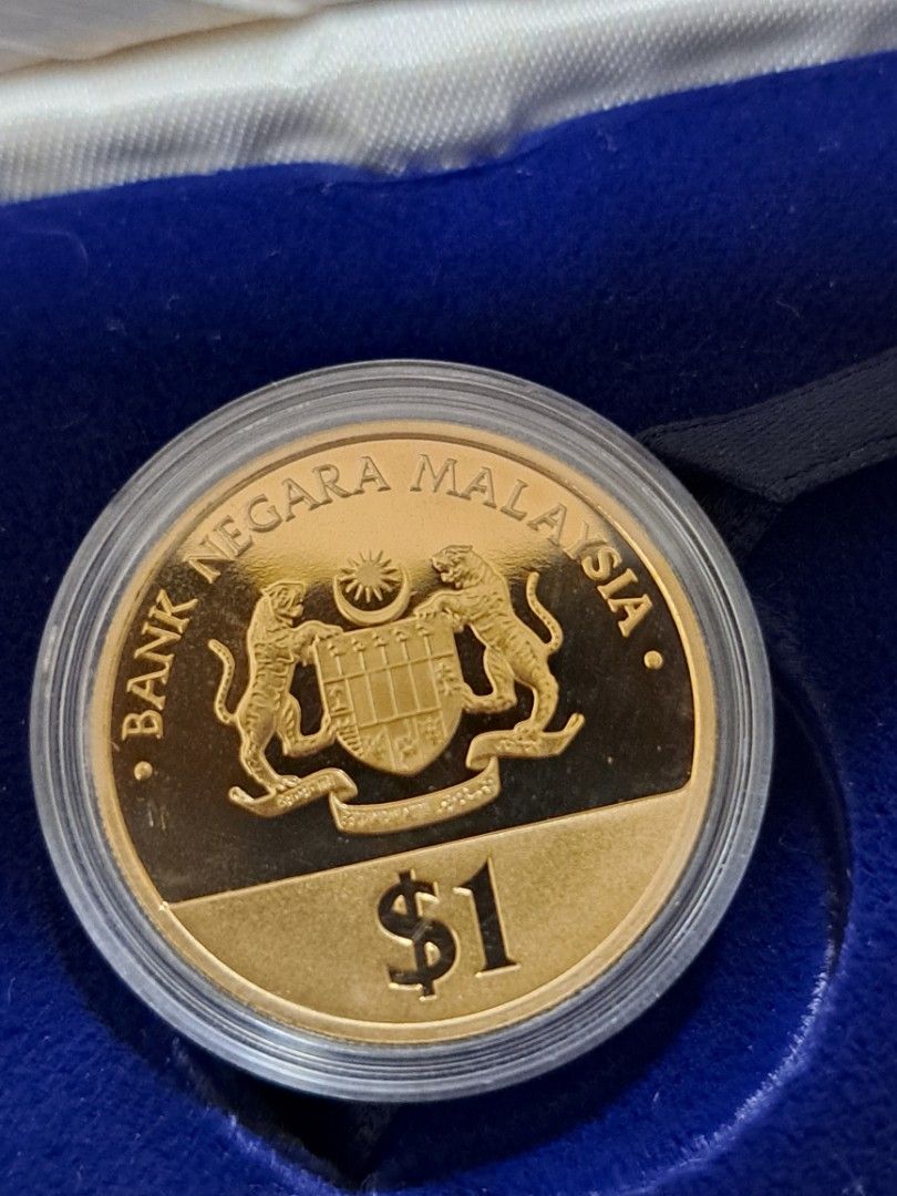 Malaysia 1987 30th Merdeka Anniversary of Independence Ringgit RM1 ...