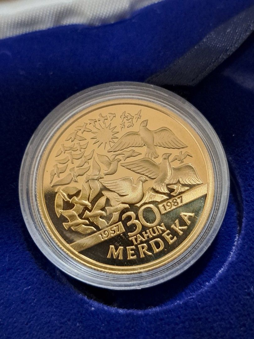 Malaysia 1987 30th Merdeka Anniversary of Independence Ringgit RM1 ...