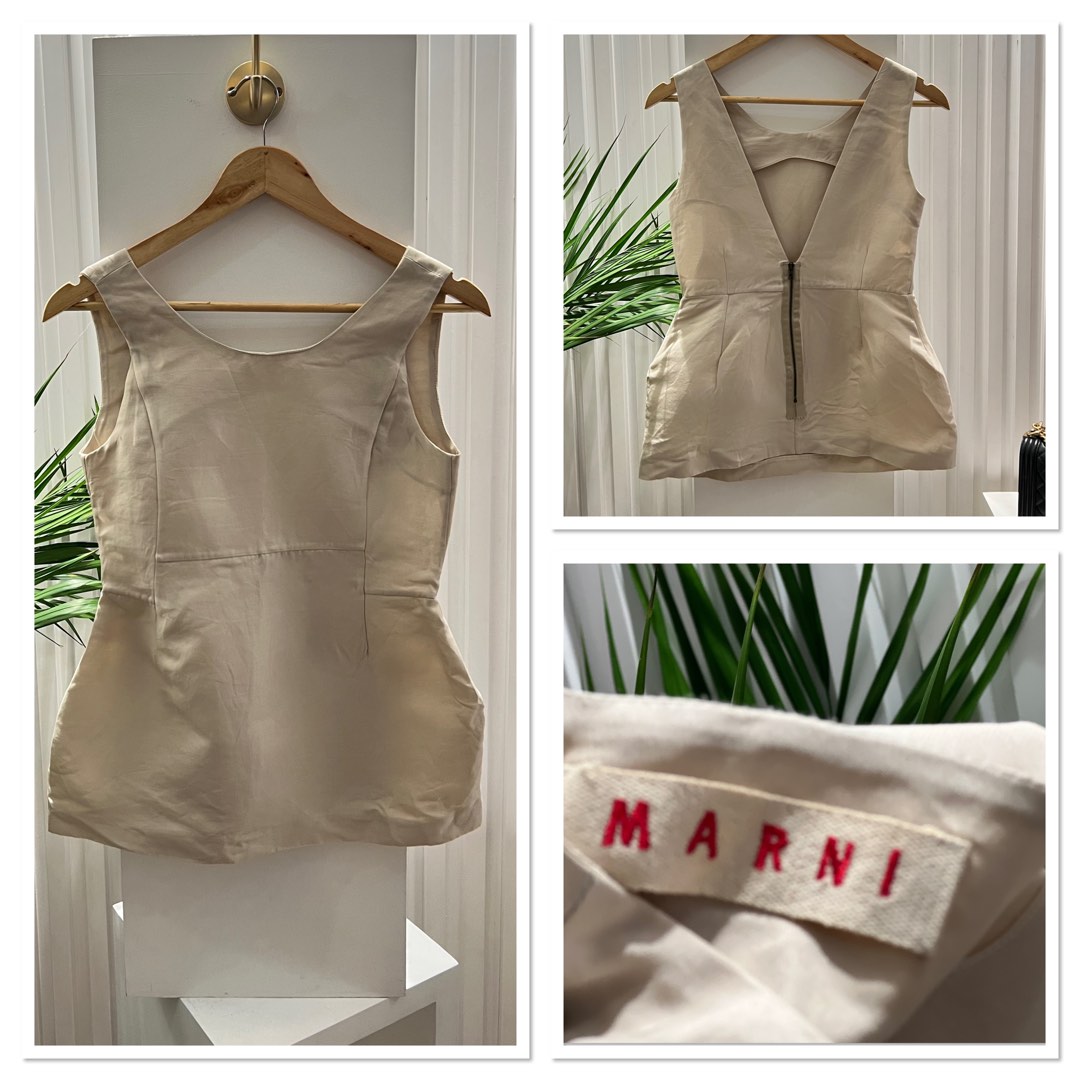 marni, Women's Fashion, Tops, Sleeveless on Carousell