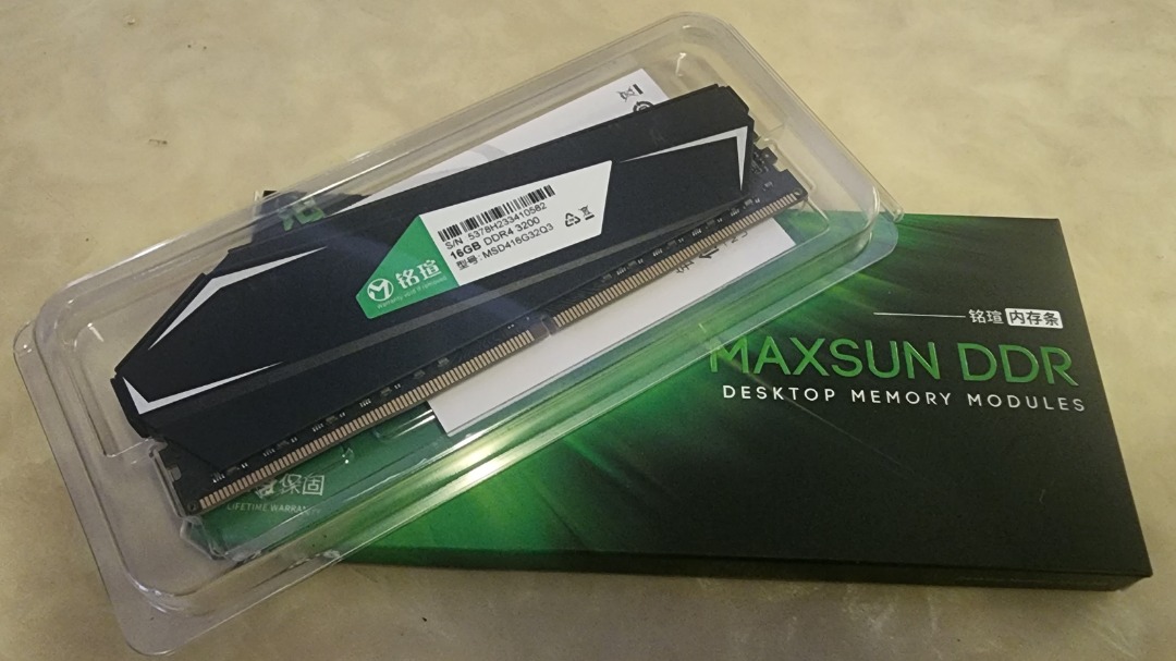 MAXSUN New DDR4 Memory 4G 8G 16G 3200MHz RGB Flash Memory Bar Thermal ...