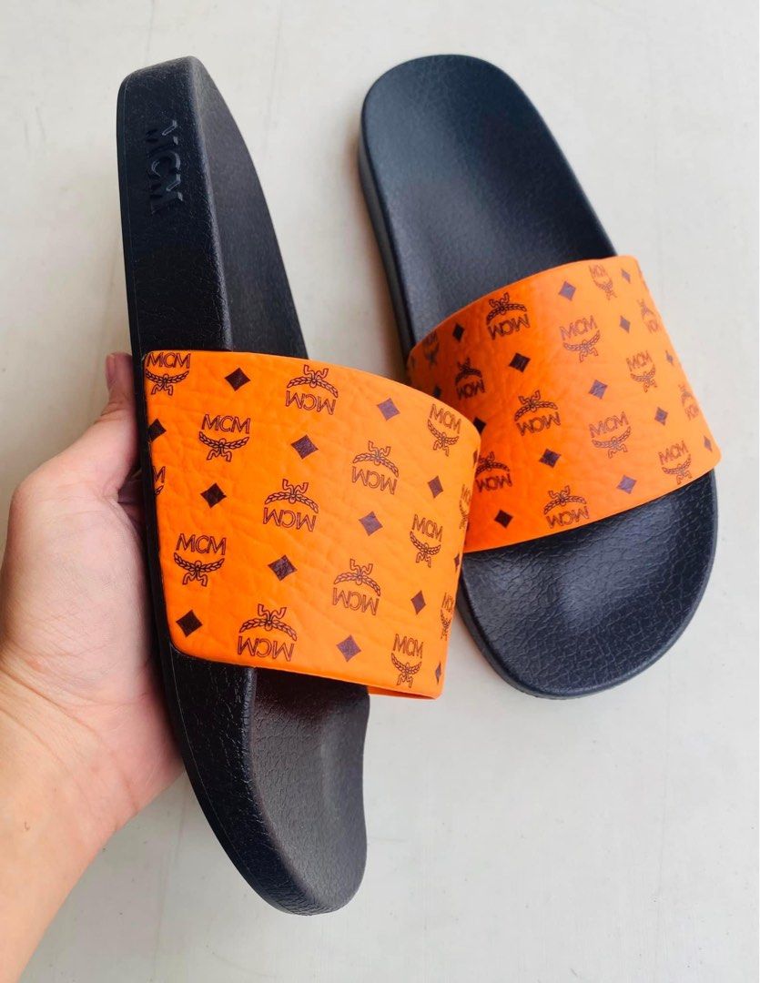 MCM SLIDE, Luxury, Sneakers & Footwear on Carousell