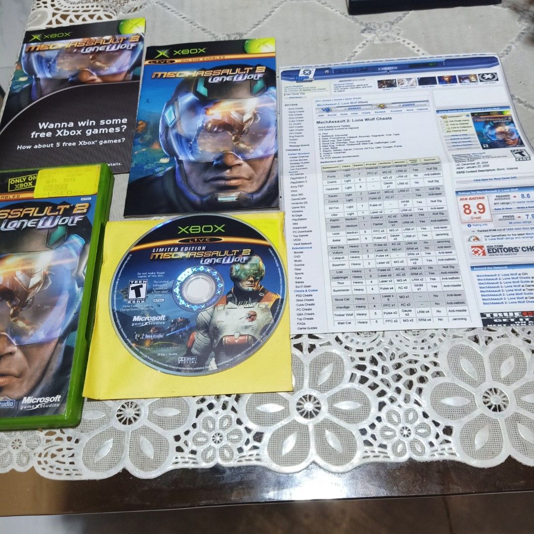 Mech assault 2 xbox original ntsc, Video Gaming, Video Games, Xbox on ...