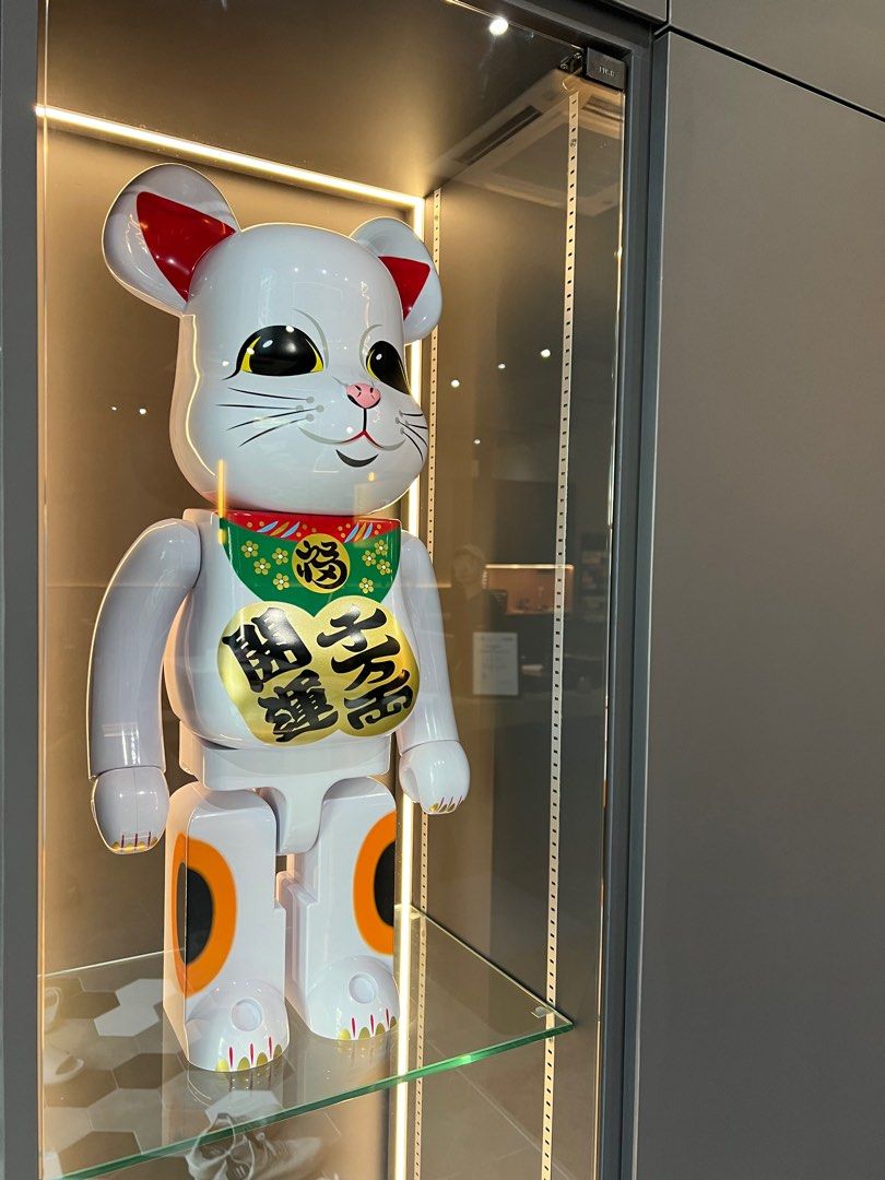 Medicom 1000% Manekineko White Lucky Cat, Hobbies & Toys, Toys & Games ...