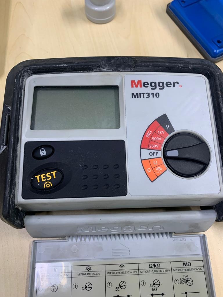 Megger MIT 310 Insulation Tester, TV & Home Appliances, Electrical ...