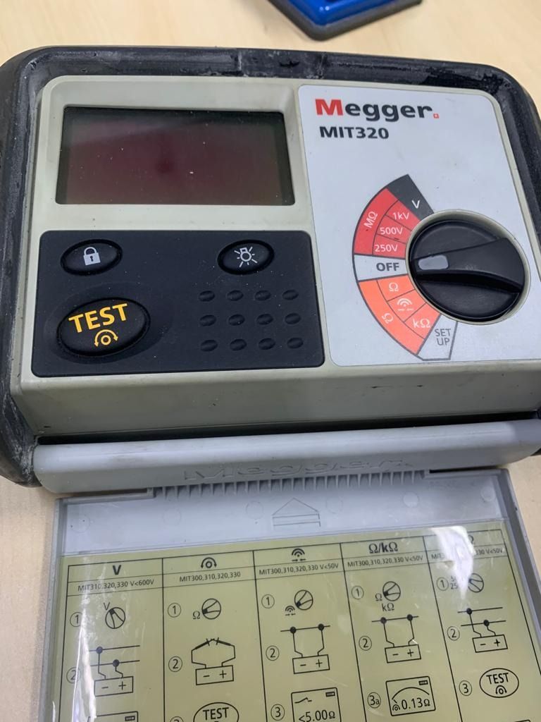 Megger MIT 320 Insulation Tester, TV & Home Appliances, Electrical ...