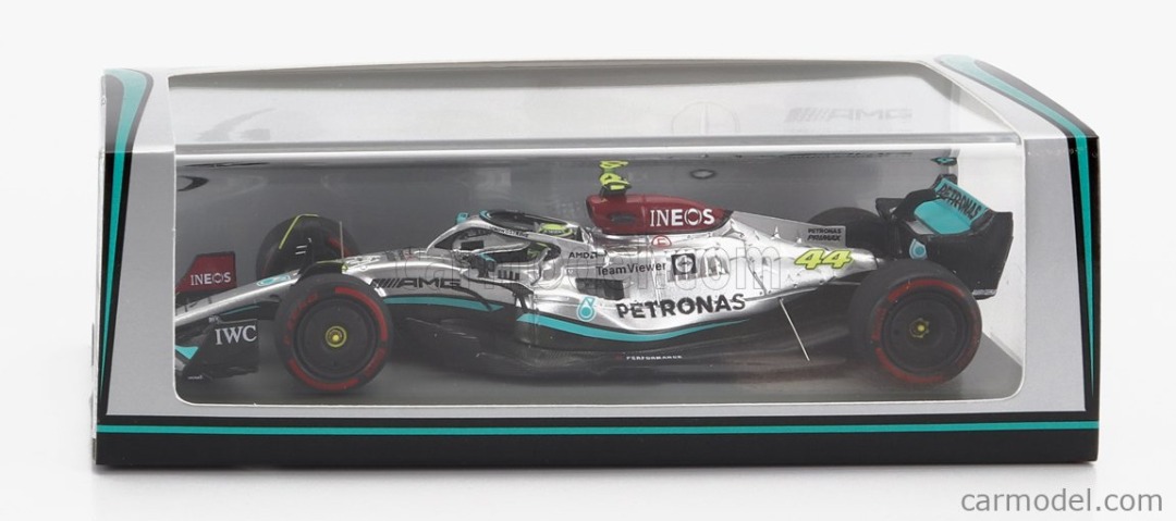 Mercedes F1 2022 1/43 Lewis Hamilton model cars by Spark models ...