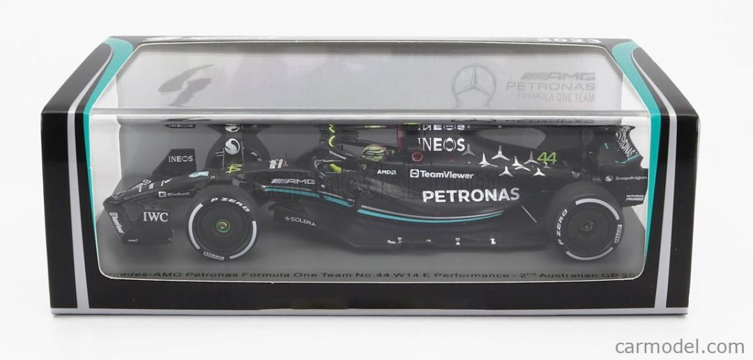 Mercedes F1 2023 1/43 Lewis Hamilton model cars by Spark models ...