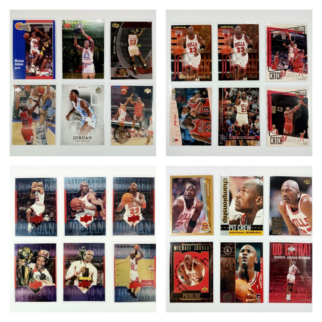 Michael Jordan nba cards lot collection, Hobbies & Toys, Toys & Games ...