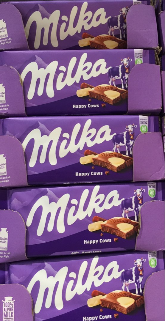 Milka Happy Cows 100g, Food & Drinks, Other Food & Drinks on Carousell