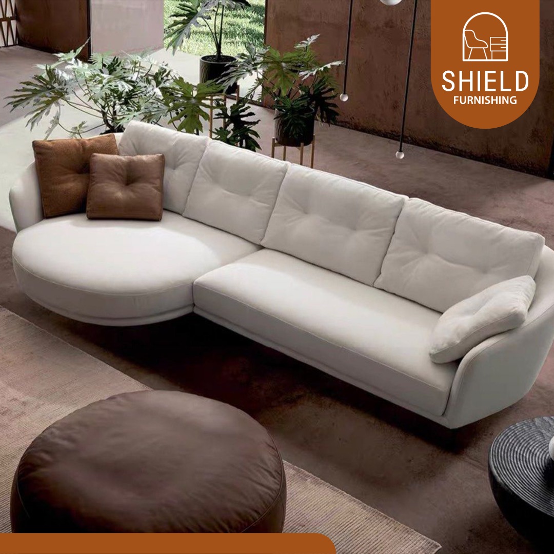 MINDON Modern Fabric Sofa, Furniture & Home Living, Furniture, Sofas on Carousell